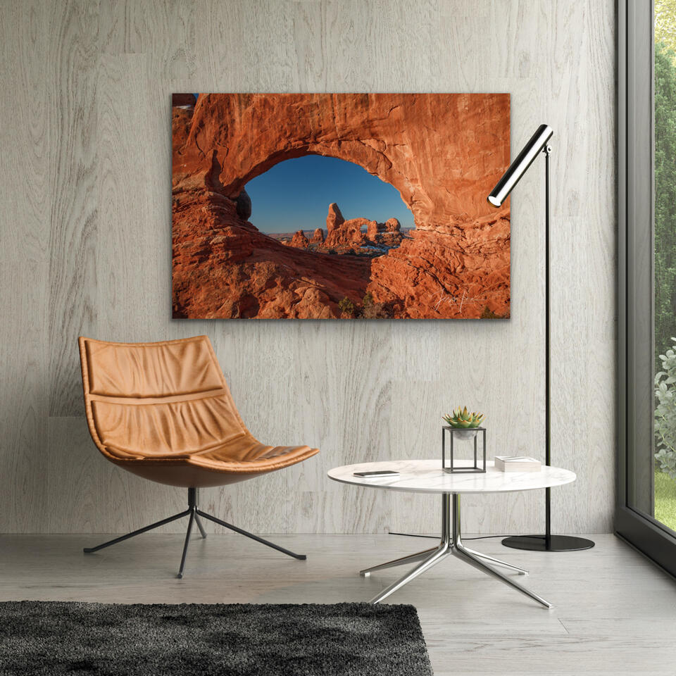 Arches Turret Arch Wall Art Print | Arches National Park Pictures ...